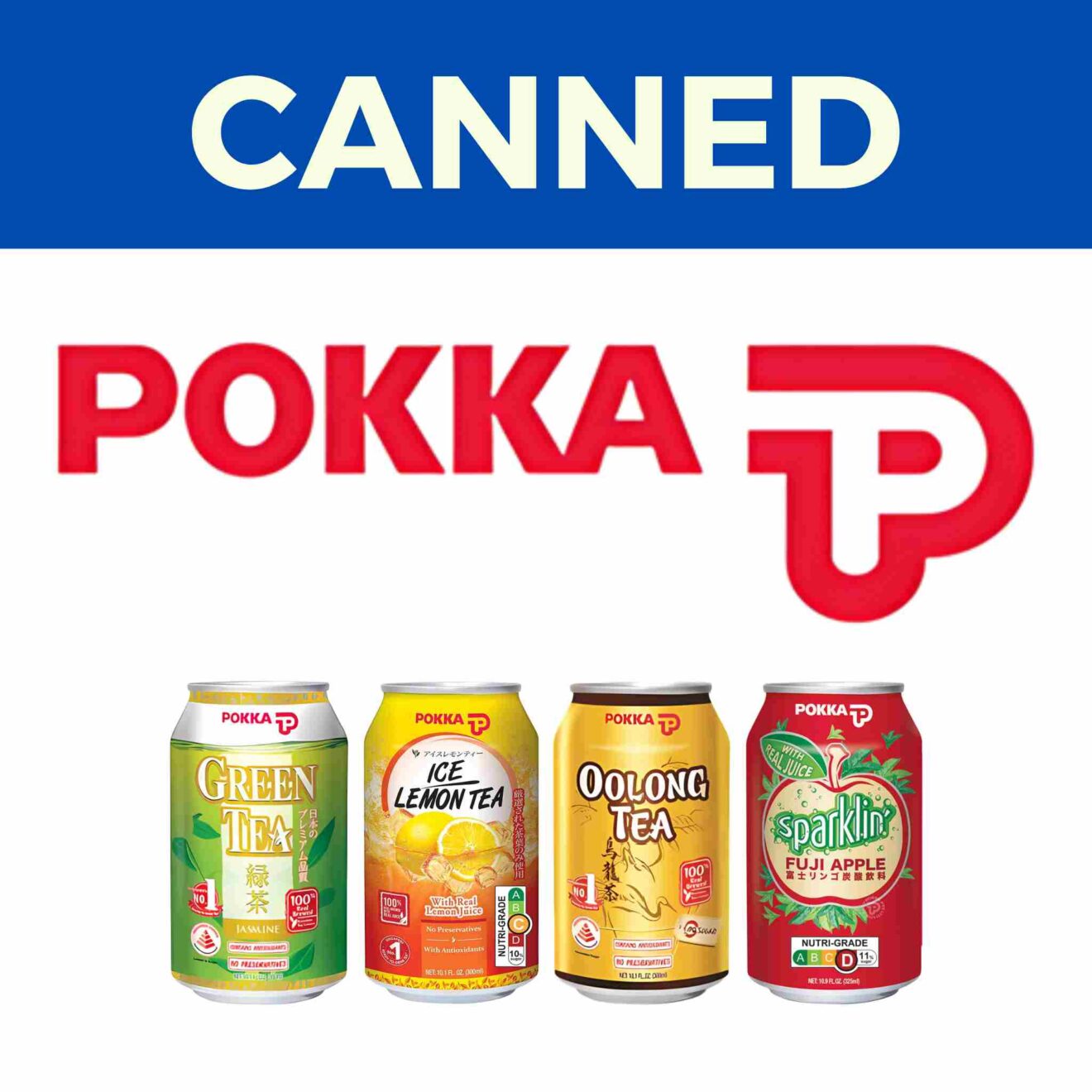Canned Pokka Drinks - MINI Group